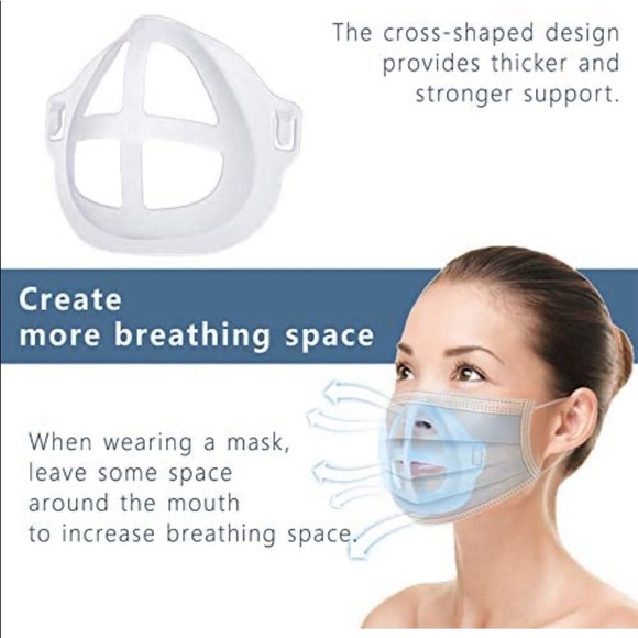 Accessories | 5 Pc 3d Plastic Face Mask Support Bracket | Poshmark